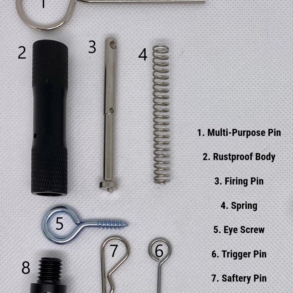 Micro Ramset perimeter trip wire alarm - Trigger Cannons™